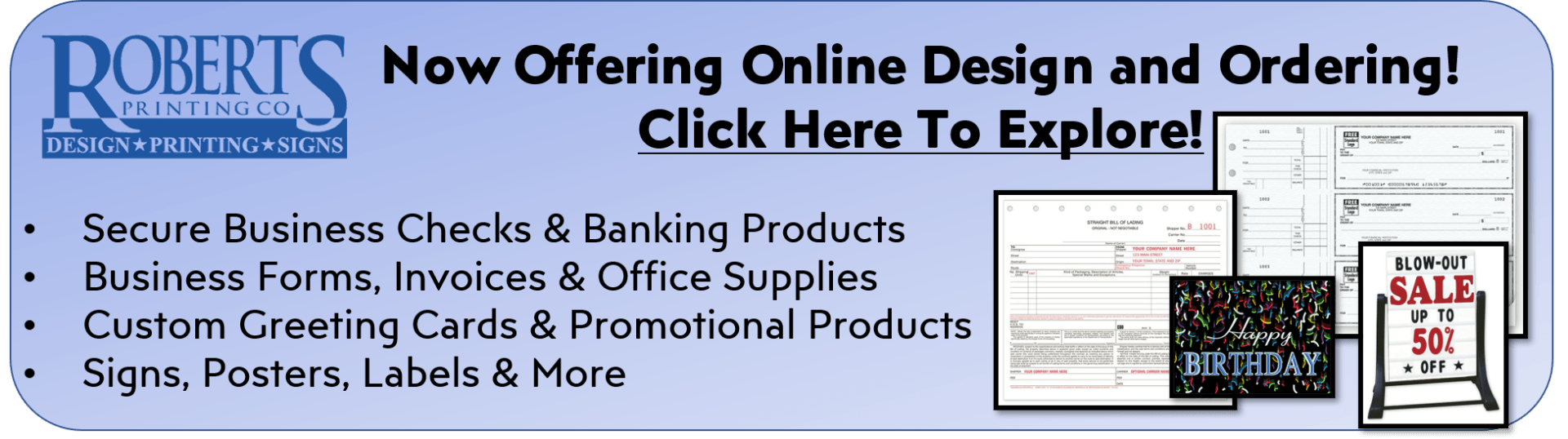 Roberts Printing Company | Full Service Printing & Design | Georgetown, TX