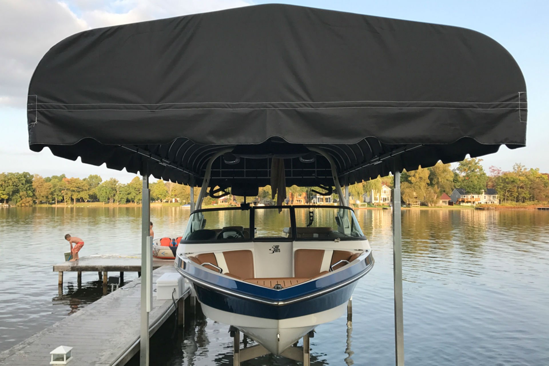 Boat Hoist Canopies | Vinyl-Coated Canopies | Flint, MI