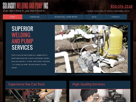 Solansky Welding and Pump Inc | Hardware Crystal City