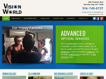 Vision World | Optical Services | Garden City, NY