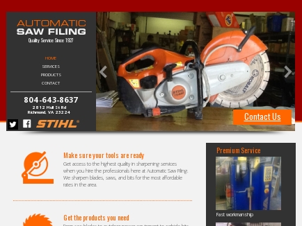 Automatic Saw Filing | Blade Sharpening | Richmond, VA