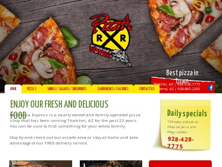 R&R Pizza Express - Pizza Shop | Thatcher, AZ