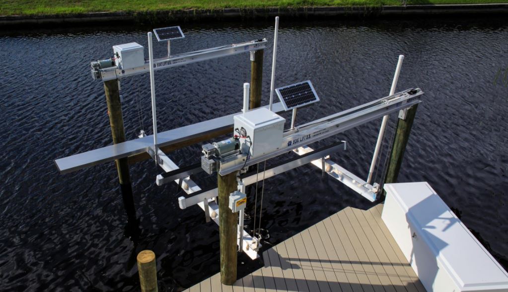 Boat Lift Installation | Mega Bird Spike | Englewood, FL
