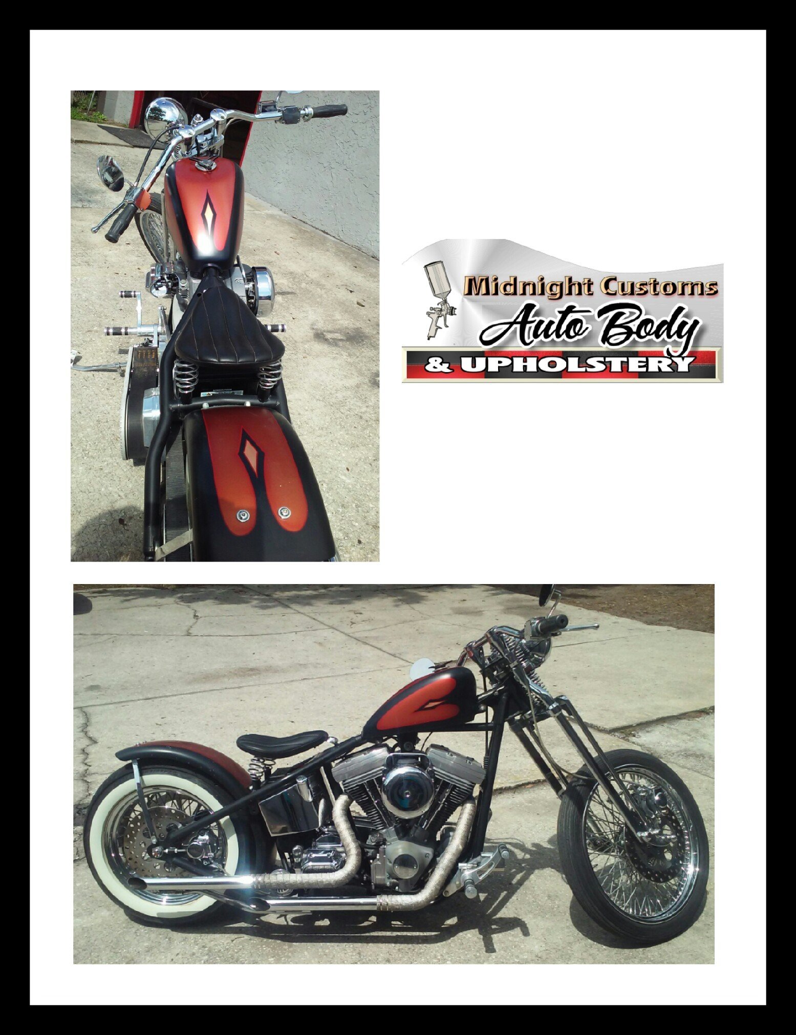 Midnight Customz Autobody & Upholstery Motorcycle Gallery Apopka