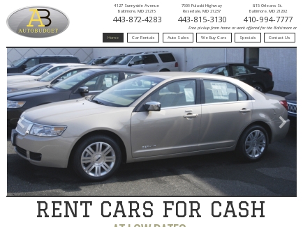 Auto Budget - Car rental | Baltimore, MD