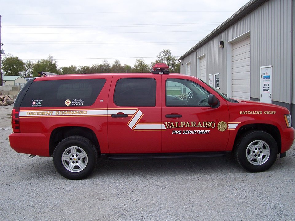 Emergency Vehicle Graphics | Lettering | Valparaiso, IN