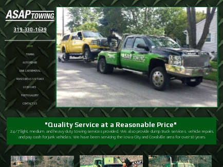 ASAP Towing & Recovery - Towing - Iowa City, IA