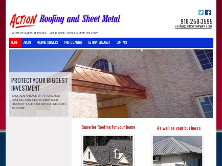 Action Roofing and Sheet Metal - Roofing Contractor Broken Arrow, OK