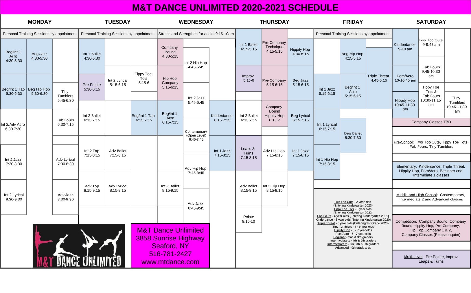 Elementary Dance Classes | Dance Studio | Seaford, NY