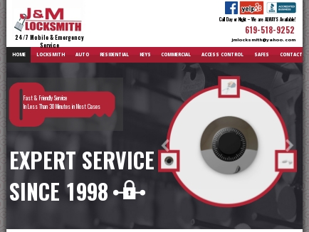 J & M Locksmith - Expert Locksmith Services Since 1998 | San Diego, CA ...