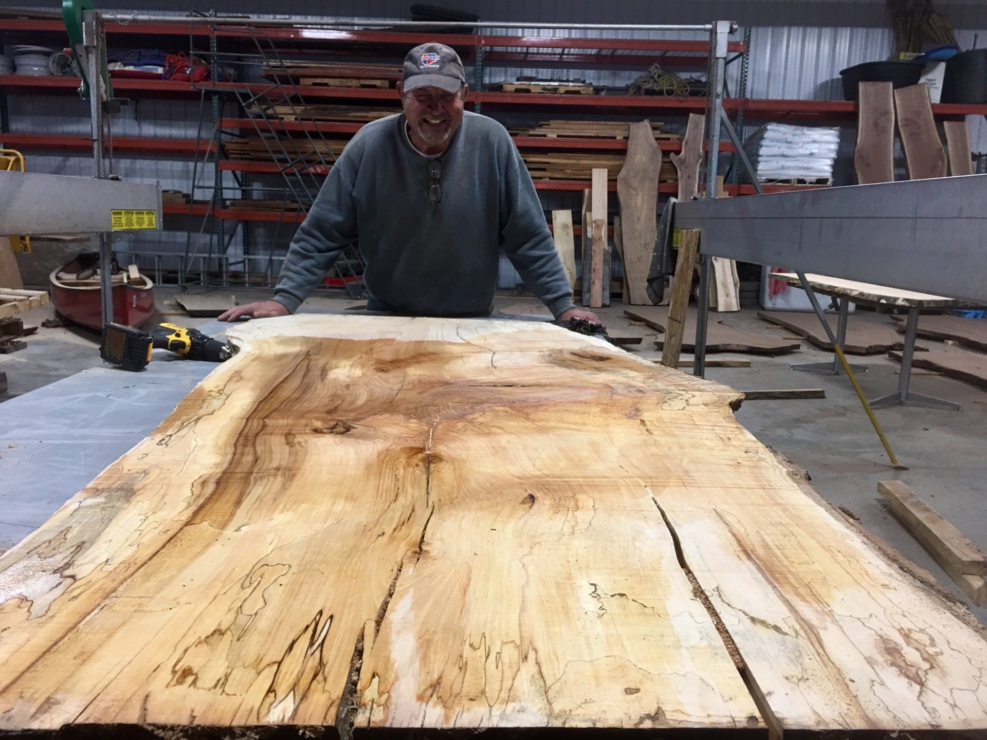 Cy's Tree Service Live Edge Slabs Gallery | Anamosa, IA
