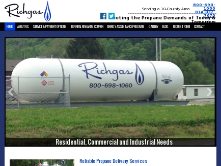 Richgas Inc | Propane Gas Delivery | Kane, PA