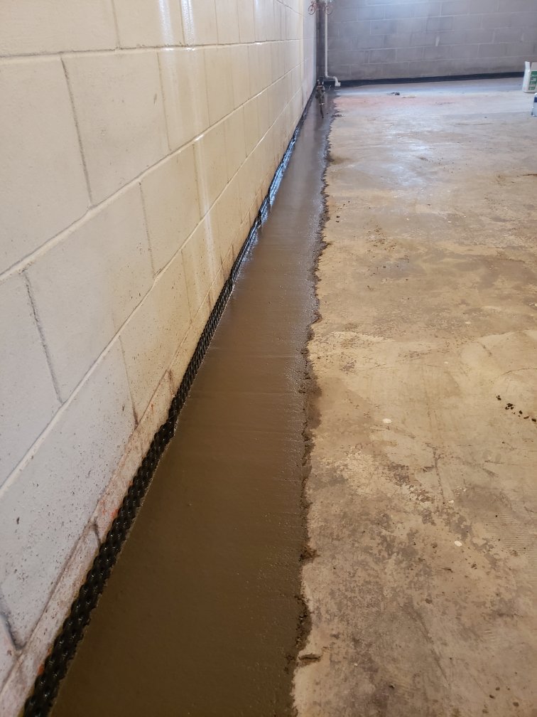 Interior Drain Tile Systems Photo Gallery | Medina