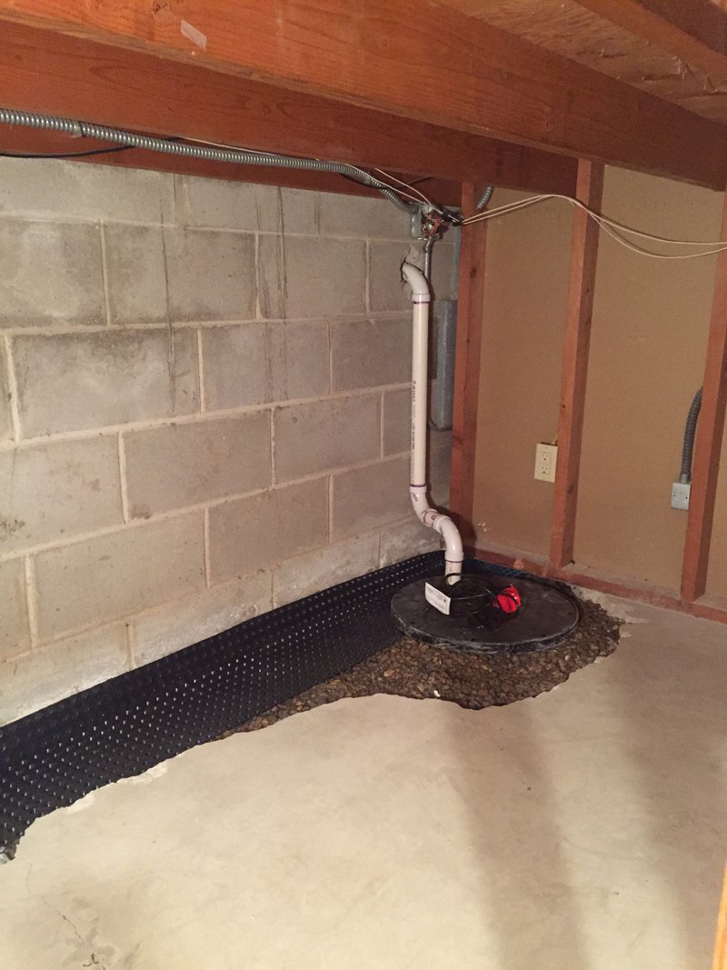 Interior Drain Tile Systems Photo Gallery | Medina