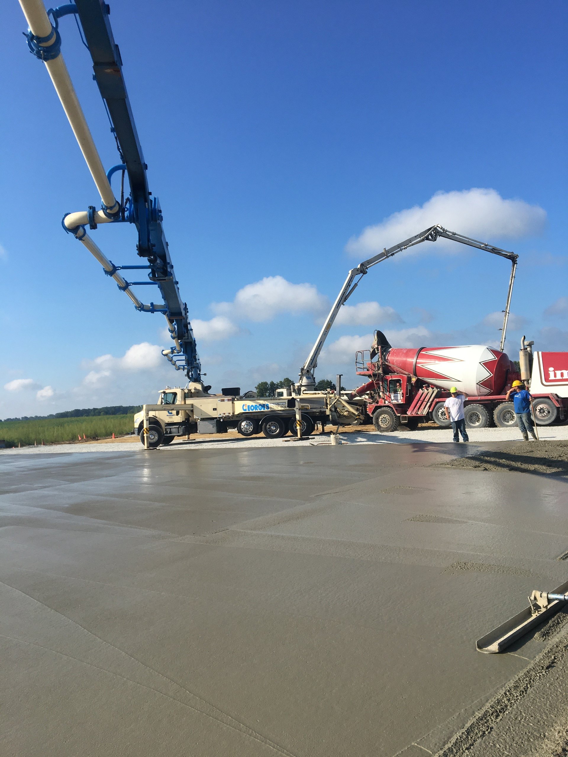 George's Concrete Pumping Photo Gallery | Indianapolis, IN
