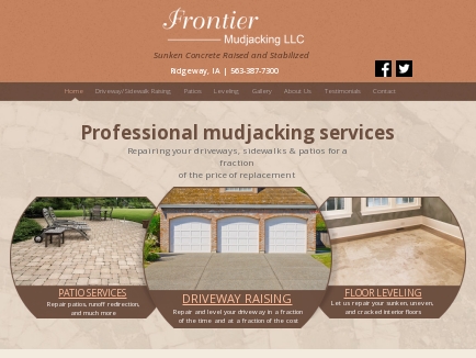 Frontier Mudjacking & Construction LLC - Concrete Service | Ridgeway