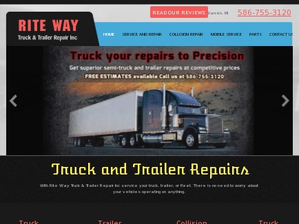 Rite Way Truck & Trailer Repair Inc Truck Parts Warren