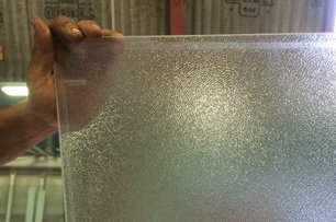 Sandblasted Bathroom Windows | Doors | Little Rock, AR