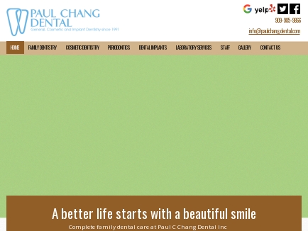 Paul C Chang Dental Inc - Family Dentist | Upland, CA