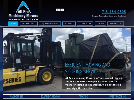 Heavy Machinery & Equipment Moving & Storage Services Houston, TX ...