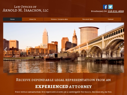 Arnold M Isaacson LLC Attorney and Counselor at Law Injury Law