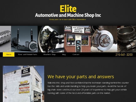 Elite Automotive and Machine Shop Inc - Parts Cleveland