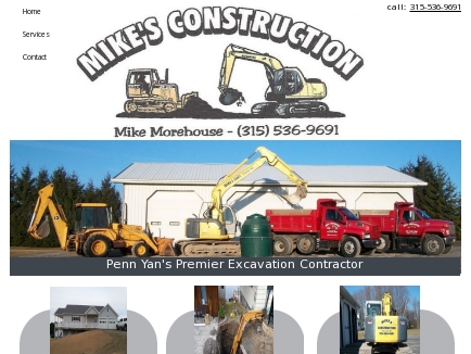 Mike Morehouse - Construction and Septic Systems | Penn Yan, NY