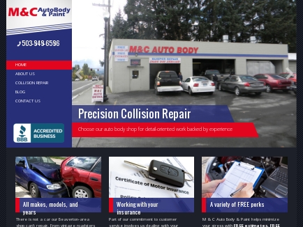 M & C Auto Body & Paint - Collision Repair Beaverton OR