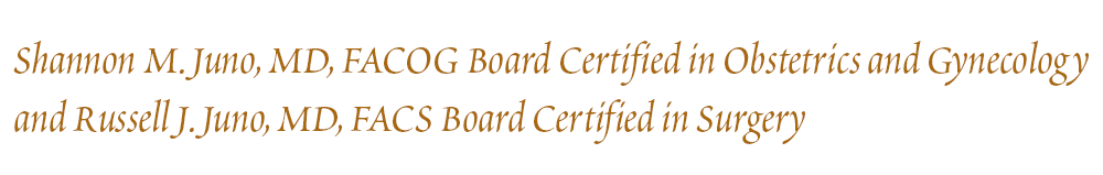 Shannon M. Juno, MD, FACOG and Russell J. Juno, MD, FACS Doctors La Grange