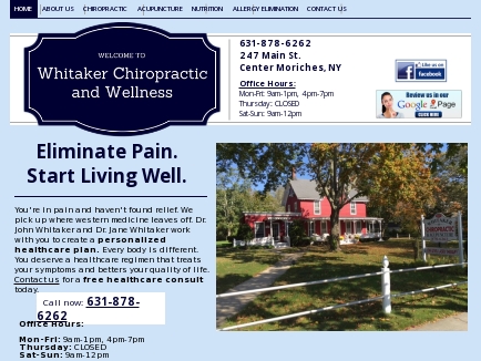 Whitaker Chiropractic Center - Chiropractic Care | Center Moriches, NY