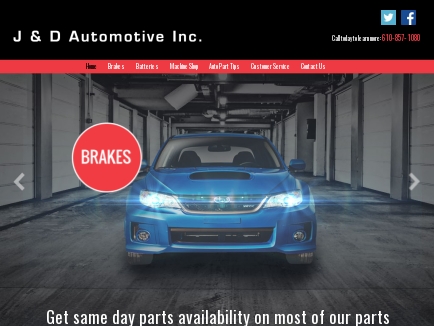 J & D Automotive Inc - Auto Parts Retailer | Parkesburg, PA
