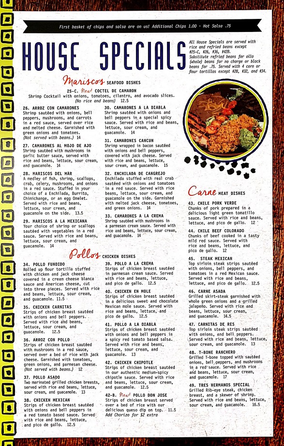Don Jose Family Mexican Restaurant Full Menu | Decorah, IA