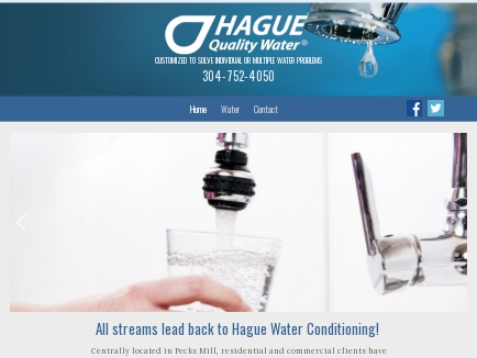 Hague Water Conditioning - Water Systems Pecks Mill WV