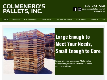 Colmenero's Pallets, Inc. - Custom Pallets | Phoenix, AZ