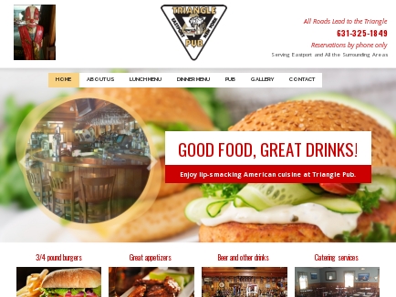 Triangle Pub | Food and Drinks | Eastport, NY