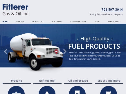 Fitterer Gas & Oil Inc | Gas and Propane | Flasher, ND
