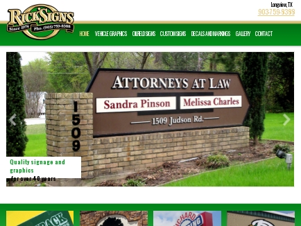 Rick's Sign Co. | Graphics | Longview, TX