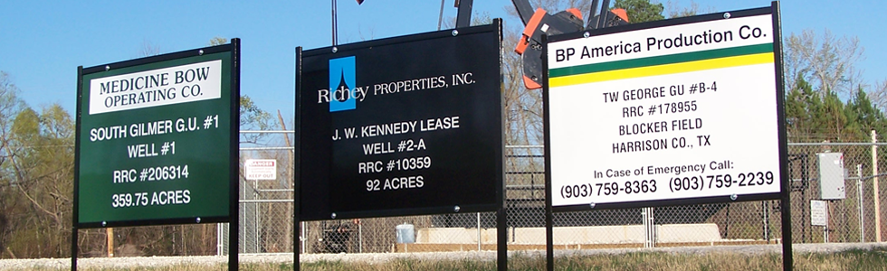 Oilfield Signs | Graphics | Longview, TX