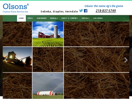 Olsons' Custom Farm Service Inc - Farming | Sebeka, MN