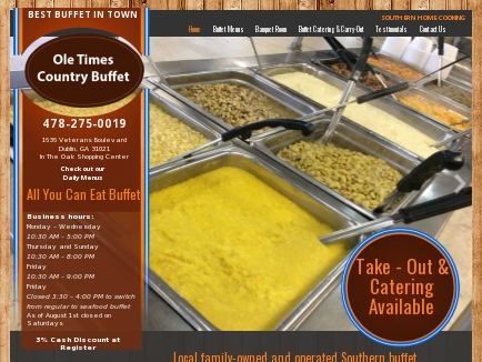 Ole Times Country Buffet | Southern Buffet | Dublin, GA