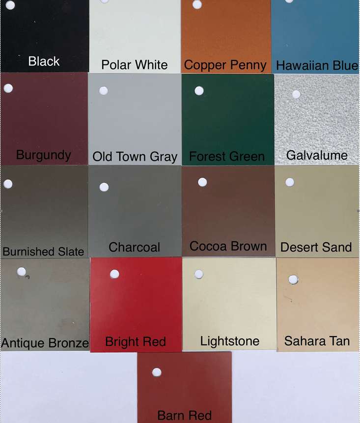 A. D. S. Metal Roofs LLC Color Gallery | Friendsville, TN
