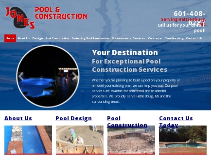 Jones Pool & Construction | Pool Services | Columbia, MS | Purvis MS