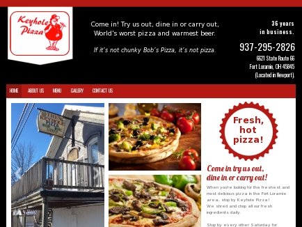Keyhole Pizza - Fresh Pizza & Subs | Fort Loramie, OH