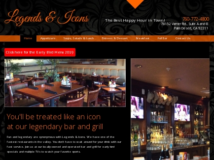Legends and Icons - Bar and Grill | Palm Desert, CA