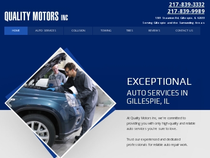 Quality Motors Inc | Auto Repair | Gillespie, IL