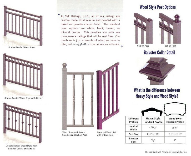 SVF Railings LLC Brochure | Washington Township, NJ