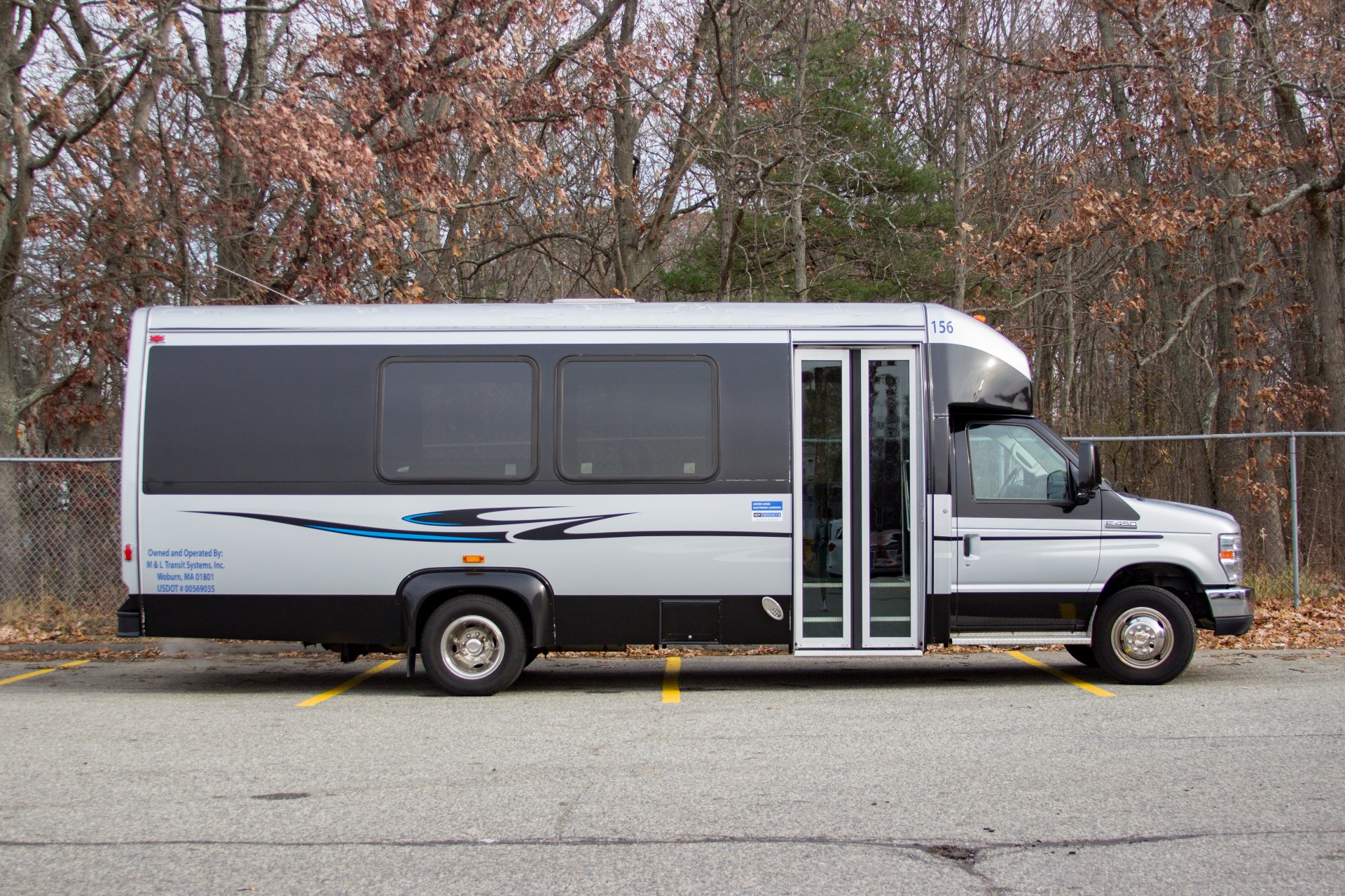 M & L Transit Systems Inc 14-Person Executive Limo Bus, New England