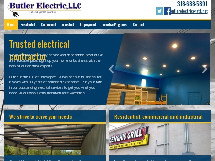 Butler Electric LLC - Electrical Services Shreveport LA
