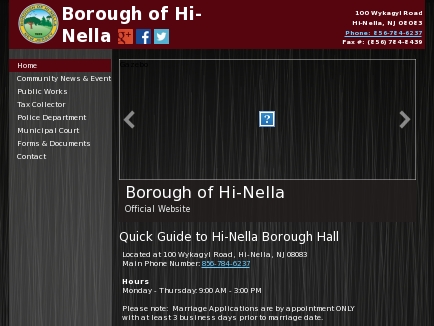 Hi-Nella Borough - Hi-Nella Information | Hi-Nella, NJ
