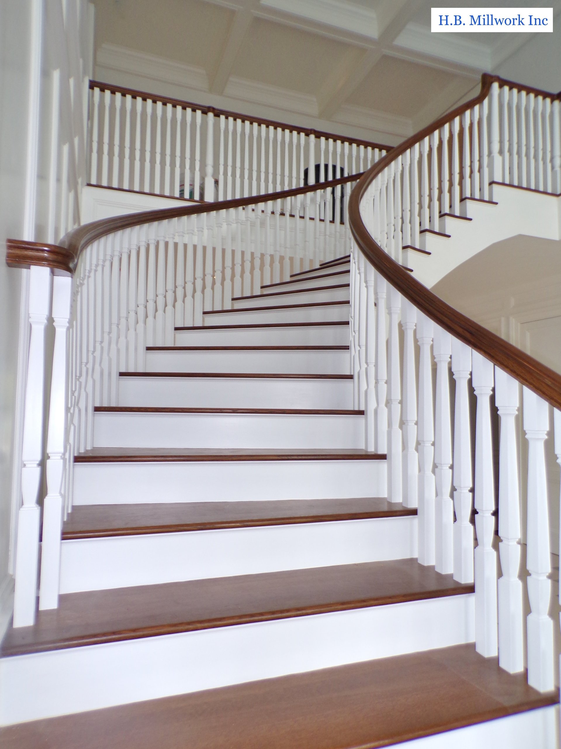 HB Millwork Inc. Stairs & Handrail Gallery | Yaphank, NY